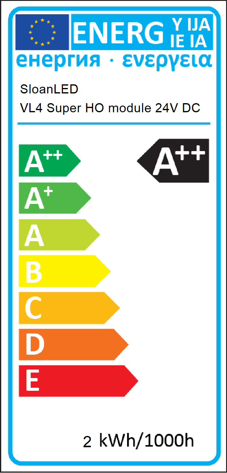 SloanLED – VL4 Super HO module 24V DC – OliNo